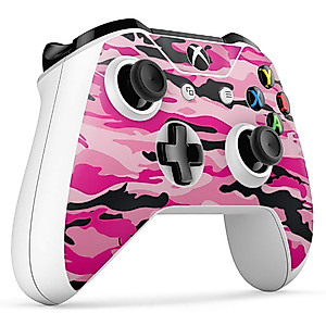 giZmoZ n gadgetZ Xbox One S Pink CAMO Console Skin Decal Sticker + 2 Controller Skins