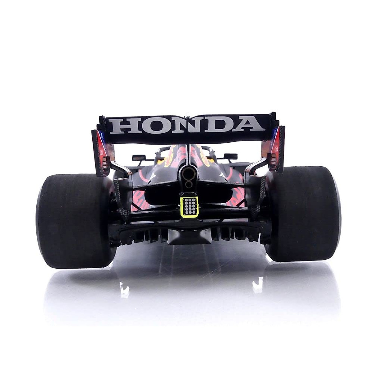 Minichamps 110211433 1:18 Red Bull Racing Honda RB16B-Max Verstappen-Winner Dutch GP 2021 Collectible Miniature Car, Multicoloured
