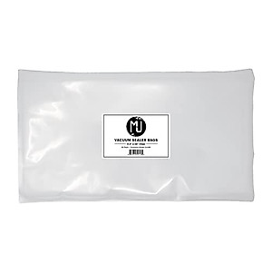 MJ Commercial-Grade Vacuum Sealer Bags for Food Storage, Sous Vide | Case of 500 (11.5" x 20" 3.2 Mil, Clear)