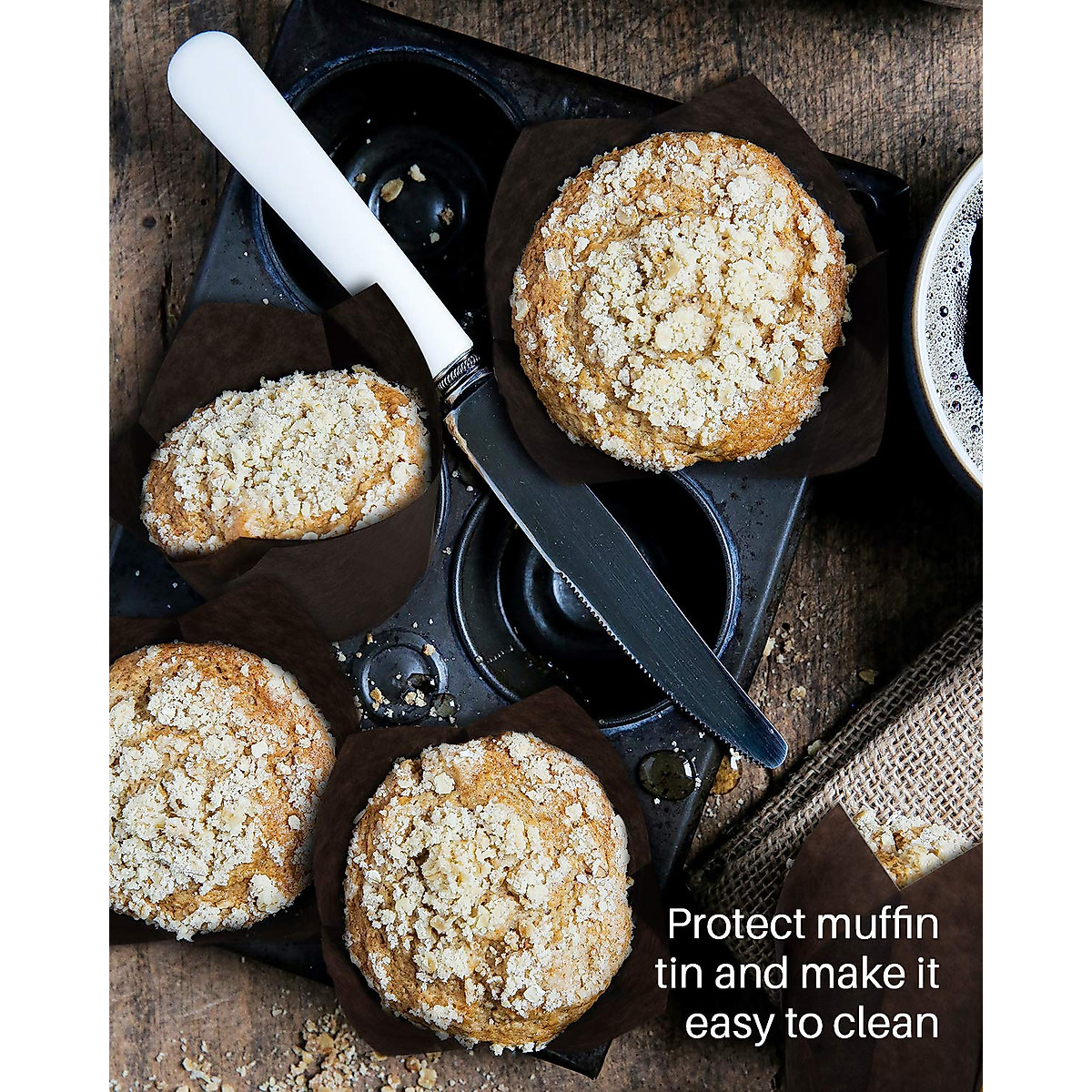 Tulip Muffin Liners, 250 Pcs Cupcake Liners, Grease-Proof Cupcake Wrappers of 3 Colors for Wedding and Birthday by DF DUAlFERV