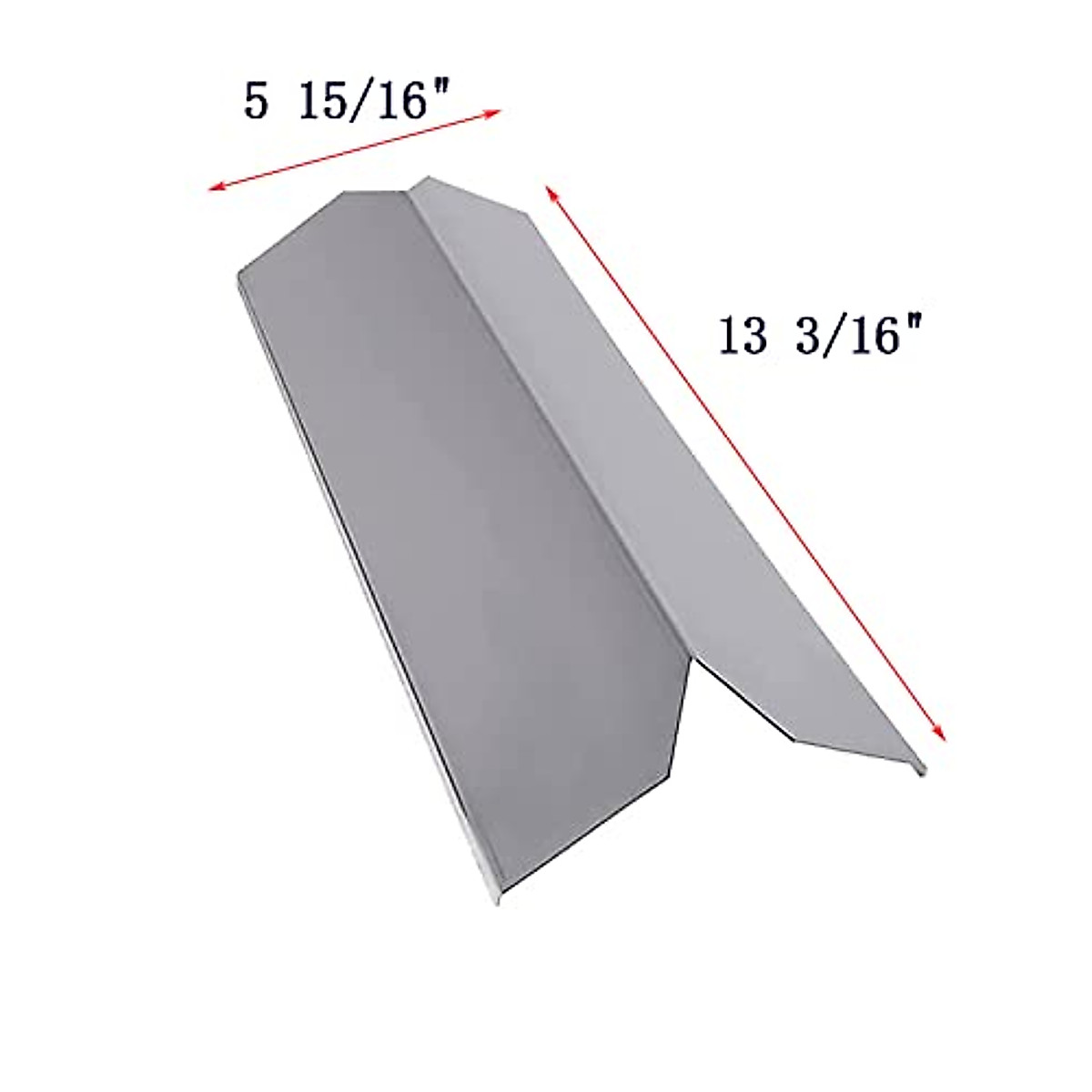 Dongftai SN083A (2-Pack) Stainless Steel Heat Plates And Burner Replacement for Kitchen Aid 720-0891B, 720-0891R, 730-0891B, 730-0891R