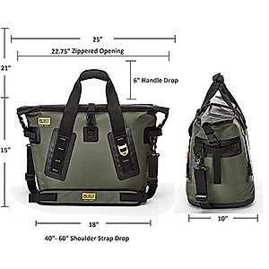 BUILT Large Welded Soft Portable Cooler with Wide Mouth Opening - Insulated and Leak-Proof Arctic Ice 5234144