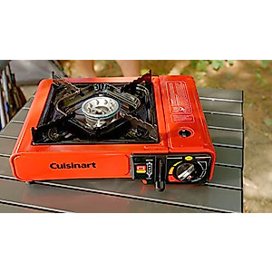 Cuisinart CGG-1050 Portable Butane Camping Stove with Carrying Case - 8,000 BTU Burner - Perfect for Camping and Tailgating