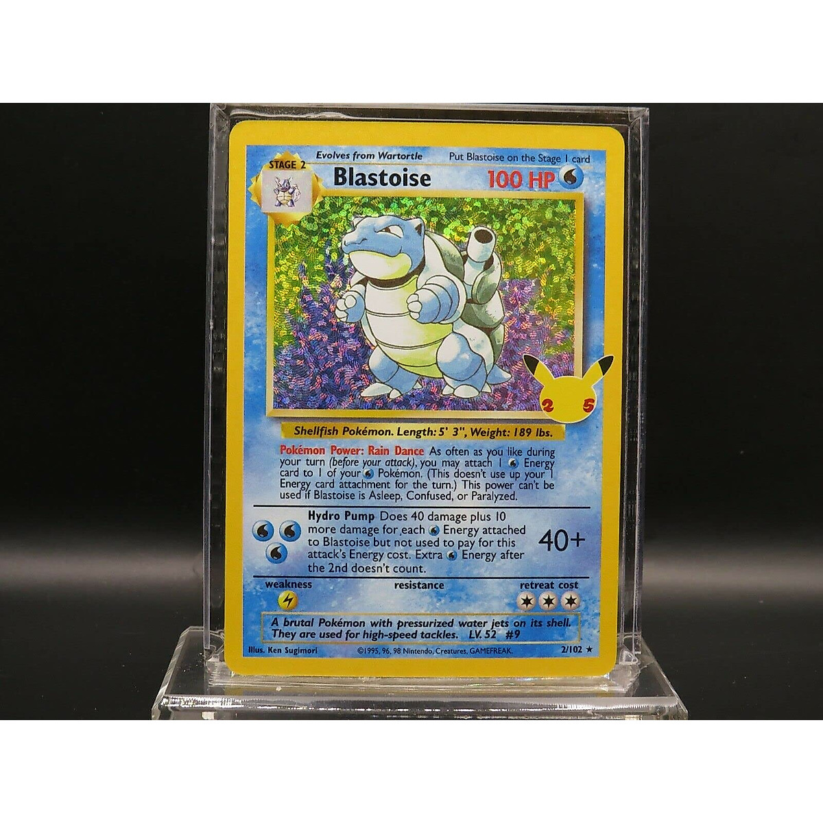 Pokemon Single Card BLASTOISE Celebrations CLASSIC COLLECTION