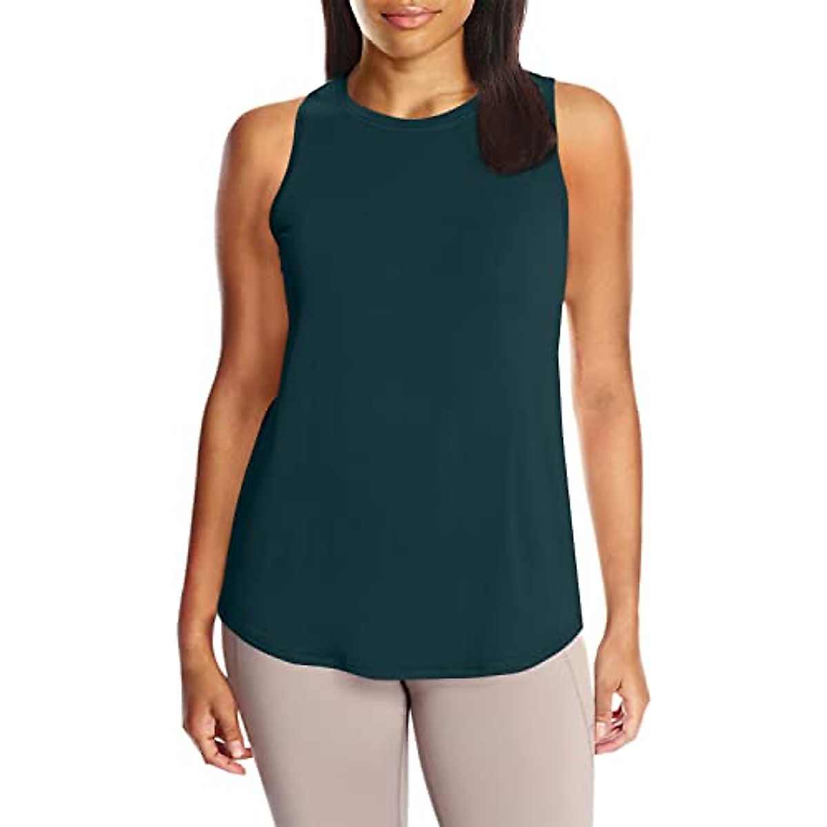 C9 Champion womens Active Tank T Shirt, Juniper Blue, Medium US