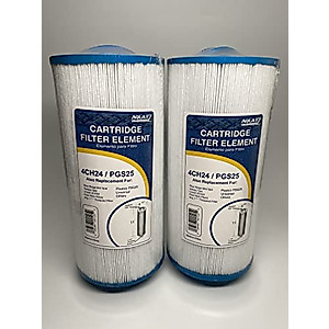 Aqua EZ 4CH-24 Filter Element 2 Pack for 4CH-24 and PGS25