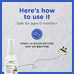 Zarbee's Baby Sleep Spray; Calming Bedtime Spray with Natural Lavender and Chamomile to Help Infant Nighttime Routine; 2oz Bottle