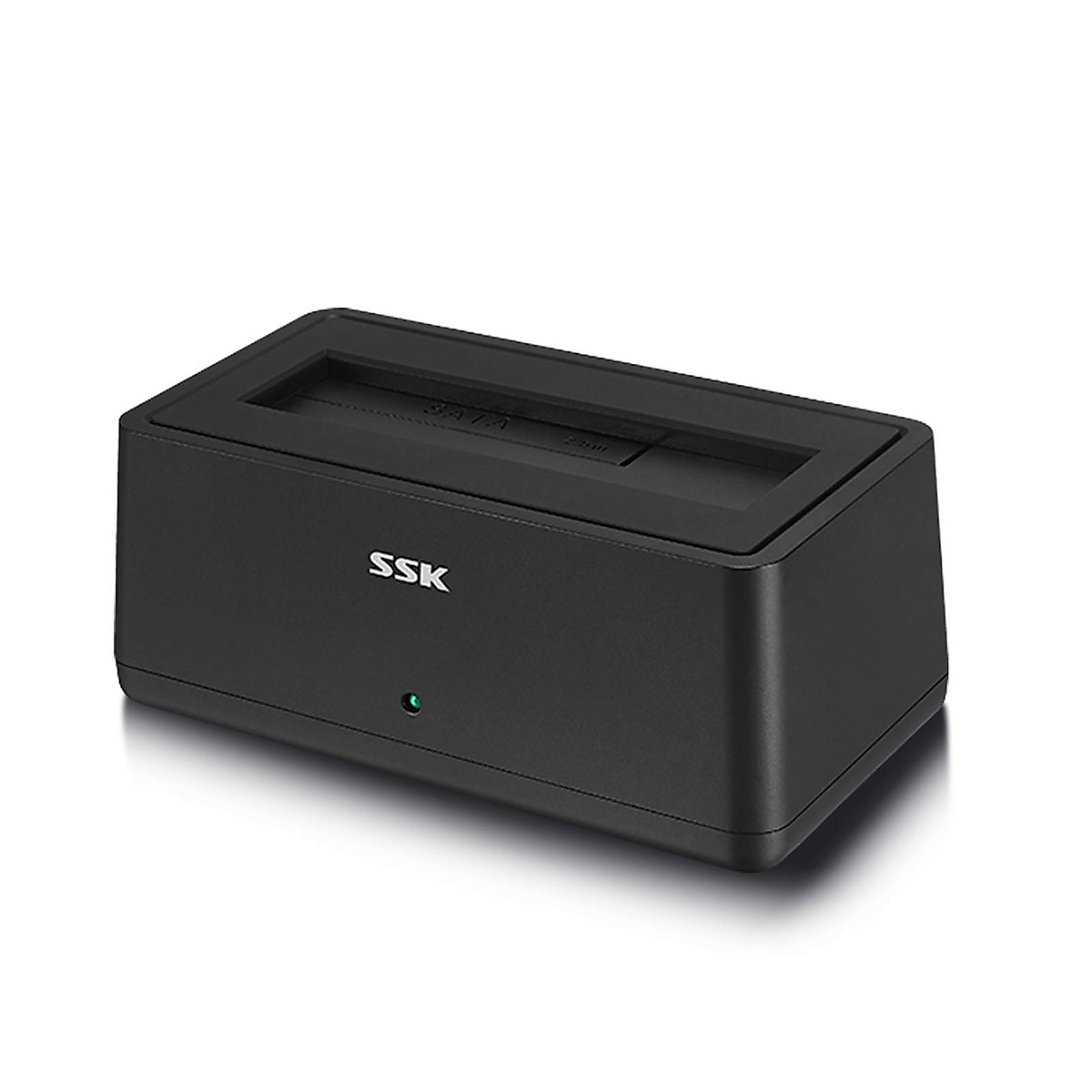 SSK USB 3.0 to SATA External Hard Drive Docking Station Enclosure Adapter for 2.5 & 3.5 Inch HDD SSD SATA, super speed up to 5Gbps, Support UASP no drivers needed(20TB Supports)