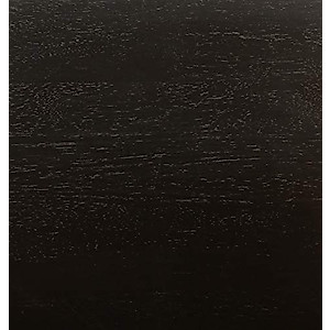 PJ Wood Folding TV Tray Table & Snack Table with Storage Rack, Black - 5 Piece Set