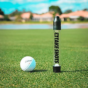 TakeShots Half Take V2 - Shot Holder & Straw for Drinks & Chasers - Experience Shots On The Go - 0.5oz (Ladies Night)