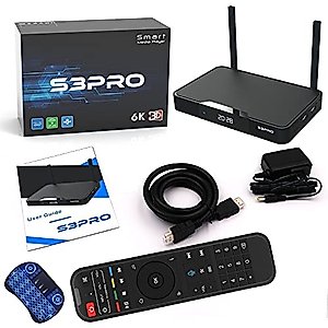 WALLECOM 2023 Latest Streaming Media Player Andriod TV Box 2G+32G Wi-Fi
