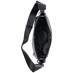 DKNY Gregorio TZ Crossbody, Black/Silver