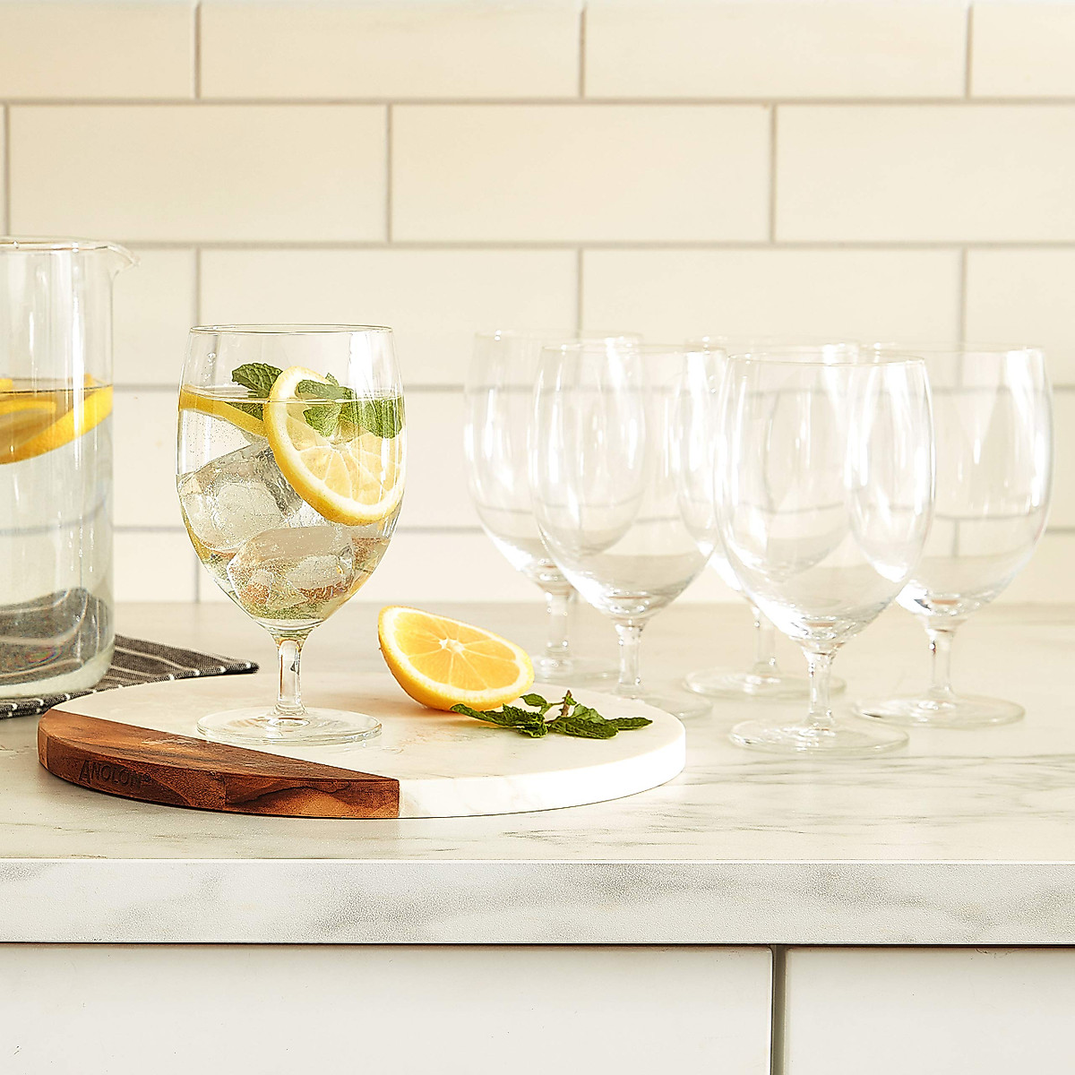 Schott Zwiesel Tritan Crystal Glass Cru Classic Stemware Collection Water Glass, 16.8-Ounce, Set of 6