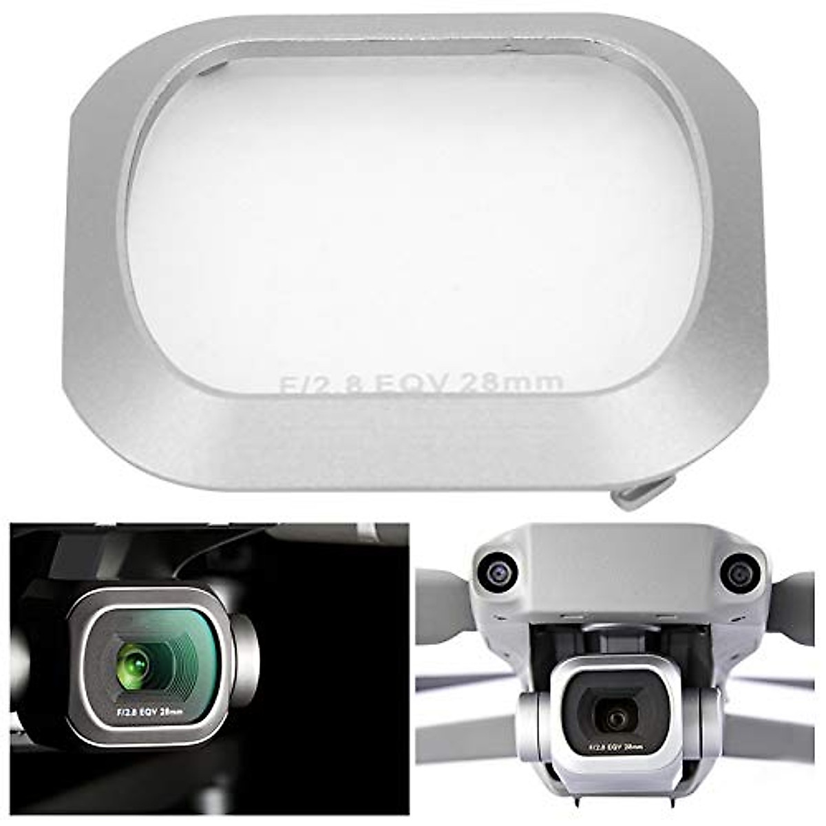 RC Drone Camera Lens,Metal Drone Camera Lens Replacement Repair Parts Compatible Drone Camera Lens for 2PRO RC Drone