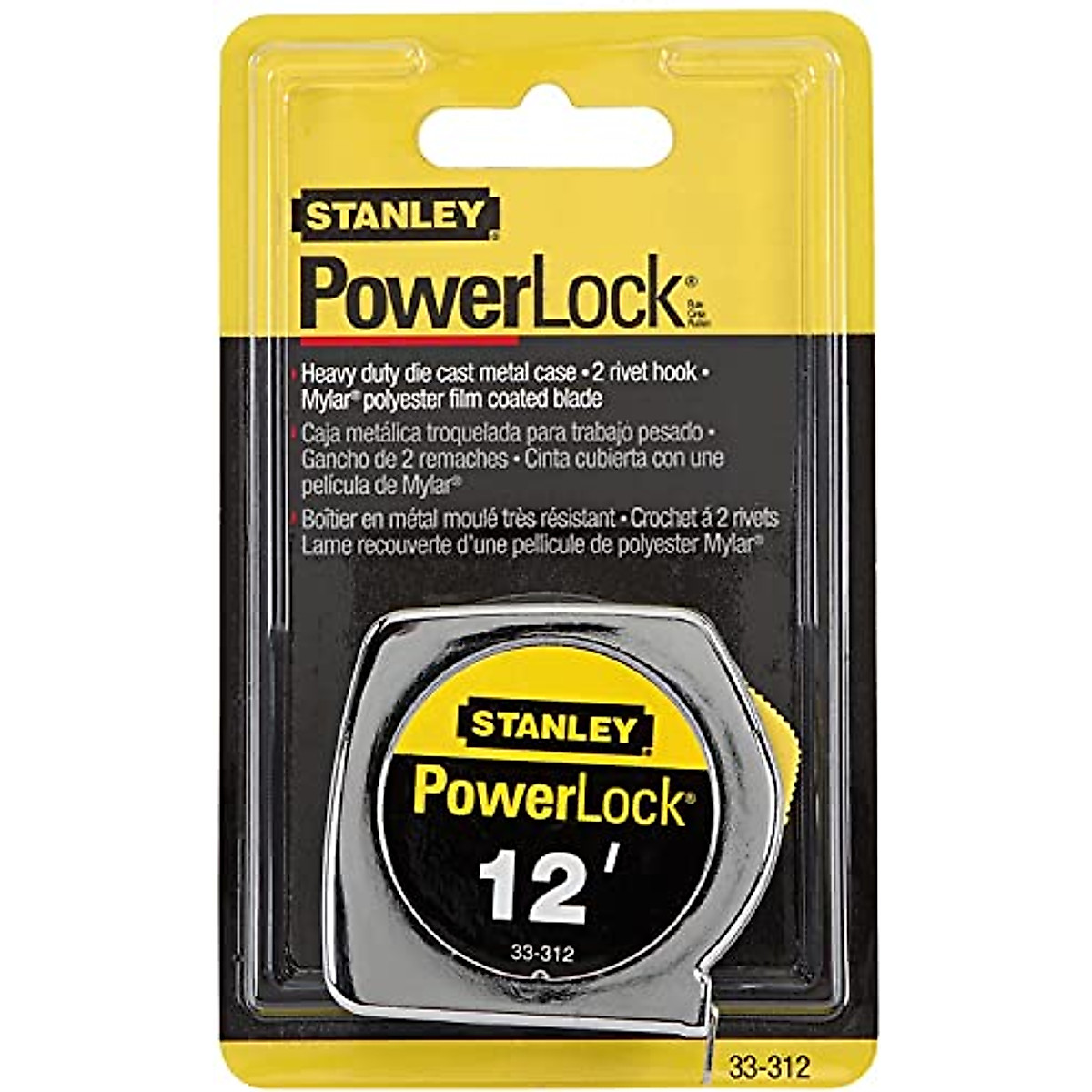 Stanley Hand Tools 33-312 3/4" X 12' PowerLock Professional Tape Measure (3 Pack)