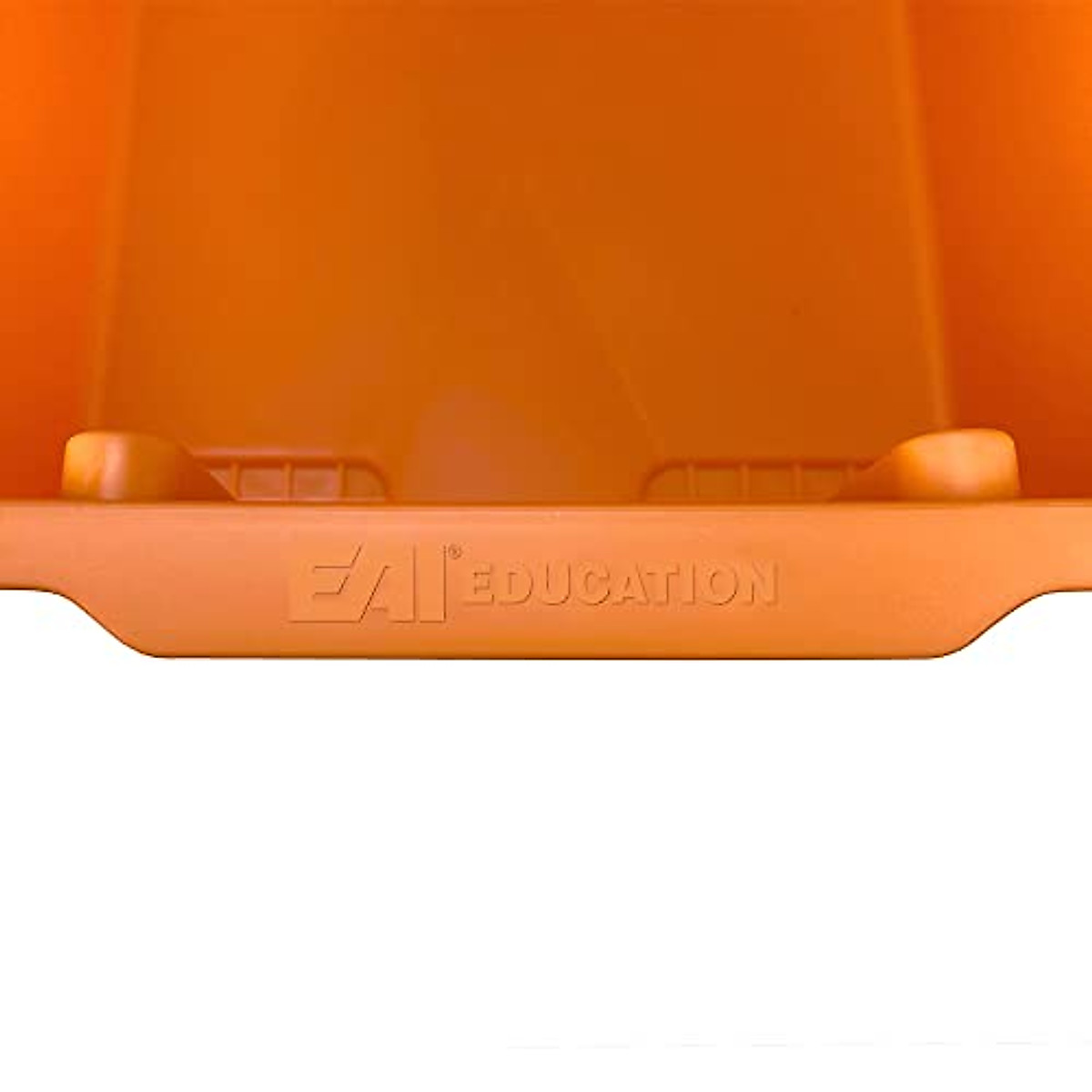 EAI Education Heavy-Duty Bins for Classroom, Office and Home, No Sharp Edges, Stackable, 14 3/8" L 11 1/2" W 7 1/2" H, Assorted Colors, Set of 6