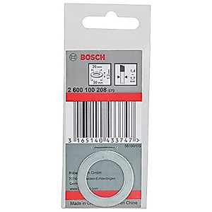 Bosch Professional 2600100208 Reduction Ring for Circular Saw Blades 30 X 20 X 1,2 mm, Silver/White