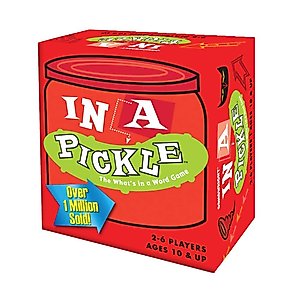 Gamewright Mini In A Pickle Card Game, Multi-colored, 5", 120 months to 180 months
