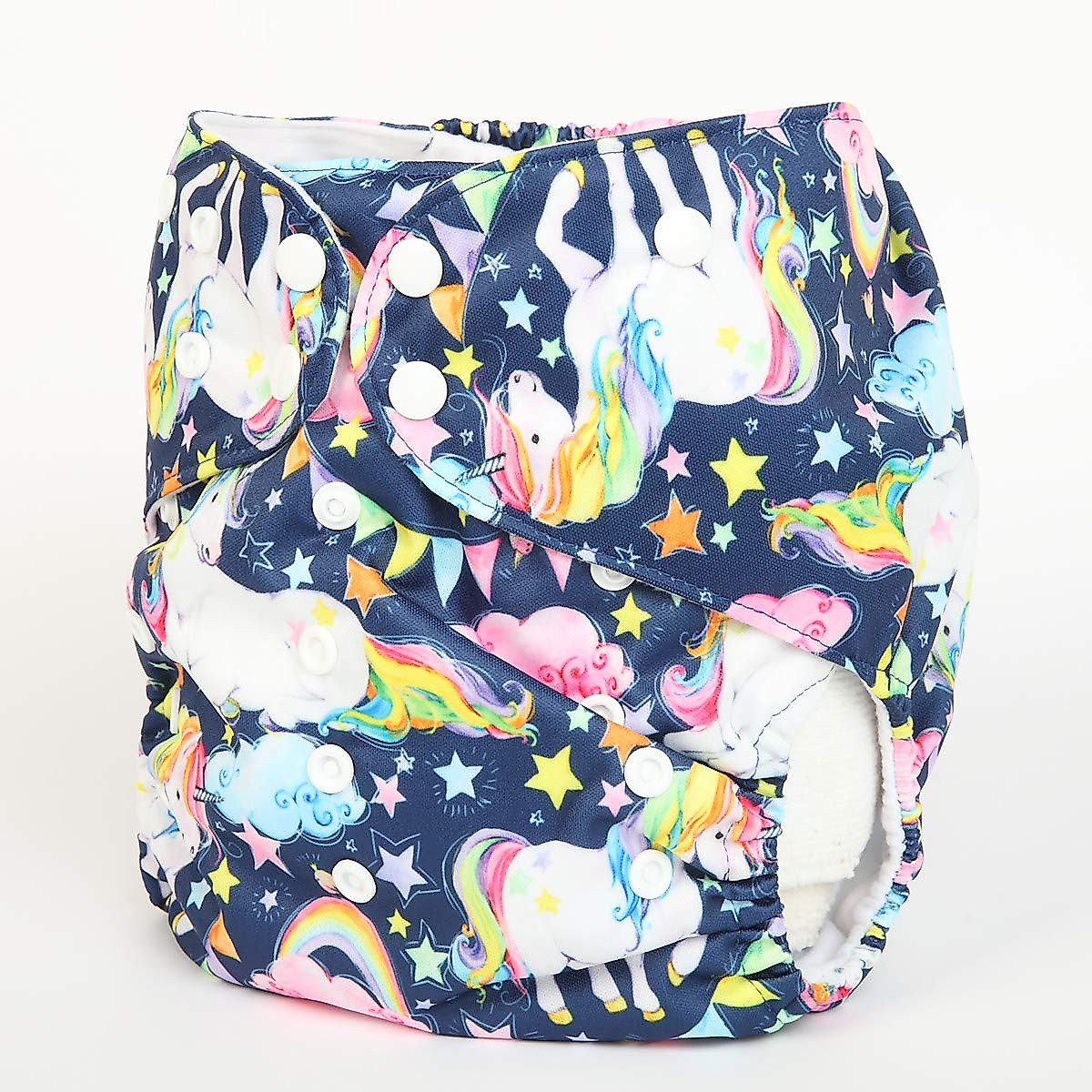 2 to 7 Years Old Junior Big Cloth Diaper Pocket Reusable Washable Baby Toddler (Dream Horse)