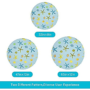 Ladadee Foldable Round Dog Swimming Pool Cover, for 48" Collapsible Outdoor Tub,PVC Coating Waterproof and UV Protection, Leakproof Washable Kiddie Pet Small Paddling Bath Accessories