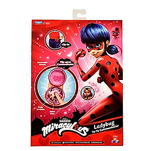 Bandai Miraculous Ladybug Yoyo Communicator, Ladybug Accessories Toy Phone for Role Play Fun, Miraculous: Tales of Ladybug & Cat Noir Kids Toys for Dress Up Games, Miraculous Ladybug Gift