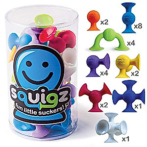 Fat Brain Toys Squigz Starter Set, 24 Piece