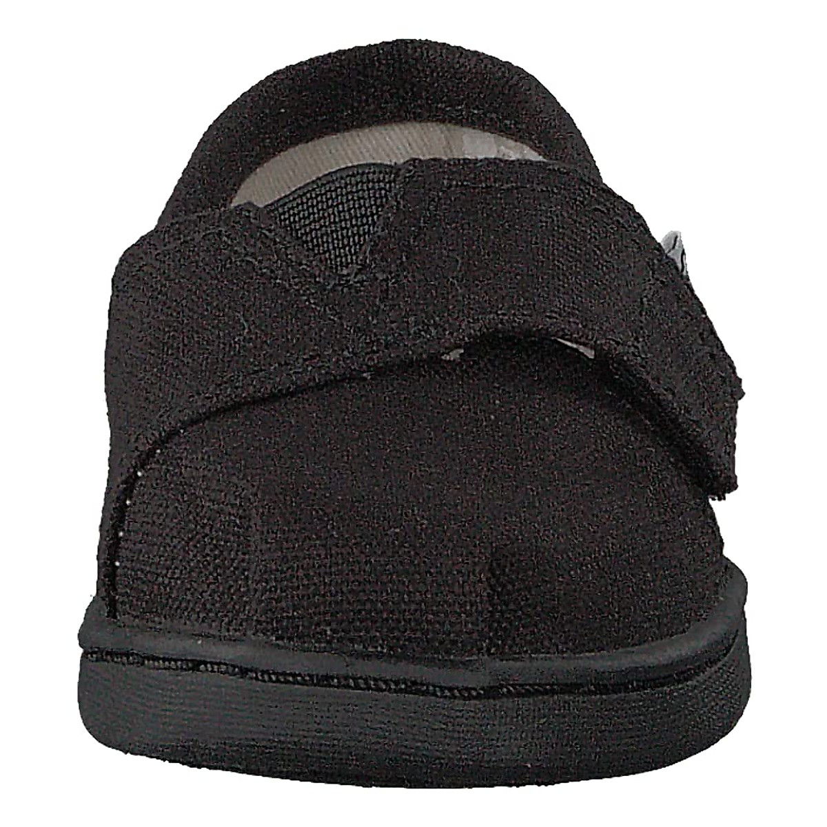TOMS unisex child Classic Alpargata Sneaker, Black Canvas, 2 Big Kid US