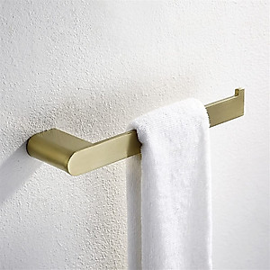 Bath Towel Bar Brushed Gold 304 Stainless Steel Towel Hanger, Towel Ring, Towel Rail, Bathroom Hardware Pendant Towel Holder