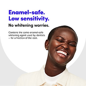 SmileDirectClub Teeth Whitening Kit - Wireless LED Light, 1 Gel Pen, Professional Strength - Pain Free, Enamel Safe, Up to 9 Shades Whiter in 1 Week