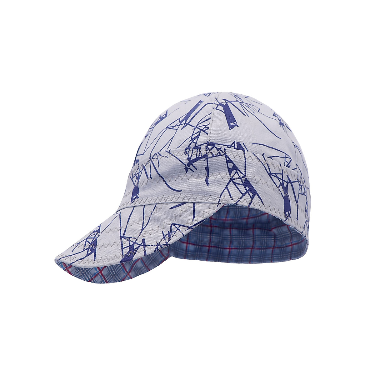 BOCOMAL 2 Pack Welding Cap CAT2 Flame Resistant Midweight 6 Pannel Welder Hats 7 1/4