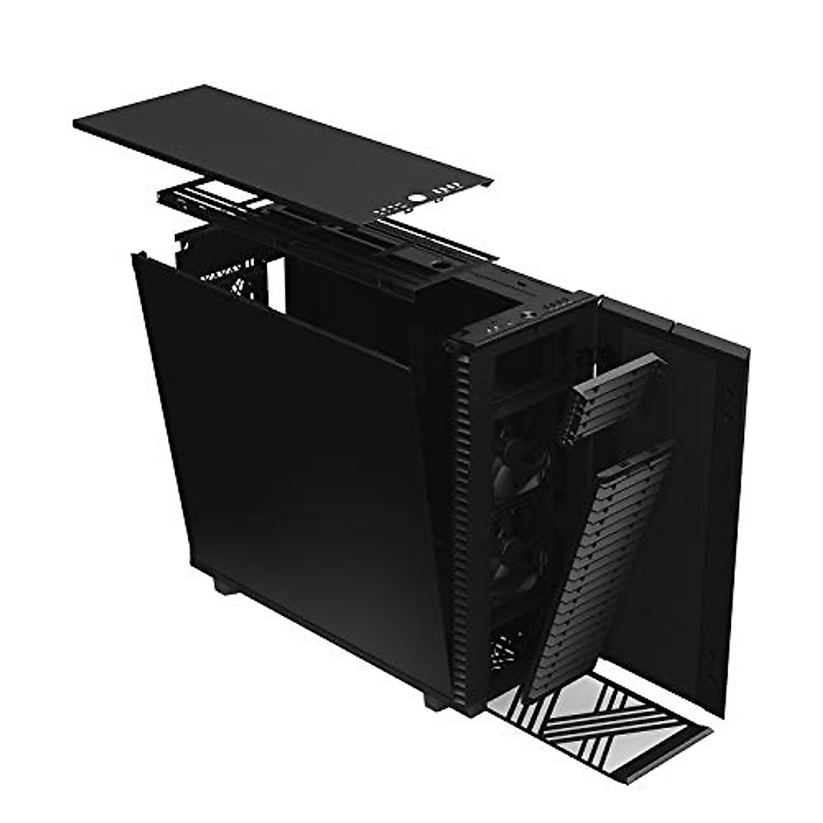 Fractal Design Define 7 XL Black Solid Brushed Aluminum/Steel E-ATX Silent Modular Full Tower Computer Case