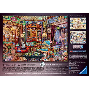 Ravensburger Aimee Stewart Treasure Trove 1000 Piece Jigsaw Puzzles for Adults and Kids Age 12 and Up