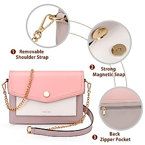 Medium Crossbody Purse for Women with Multiple Interior Pockets