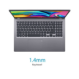 ASUS VivoBook 15 R565 Thin and Light Laptop, 15.6” FHD Touch Display, Intel Core i5-1135G7 Processor, Iris Xe Graphics, 8GB DDR4 RAM, 256GB SSD, Fingerprint, Windows 11 Home, Slate Grey, R565EA-US51T