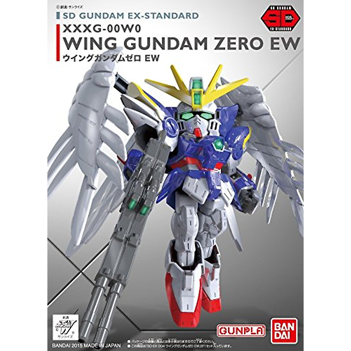 Bandai Hobby SD EX-Standard Wing Gundam Zero Version EW Action Figure, Multi, 8" (BAN202754)