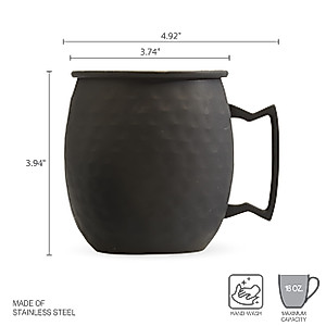 Houdini Noir Moscow Mule Hammer Mug 18 ounces