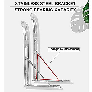 Stainless Steel Commercial Wall Mounted Hand Sink with Drainer Unit and Tap - Hot and Cold - Perfect for Outdoor Indoor, Garage, Laundry/Utility Room - Single Bowl Sinks