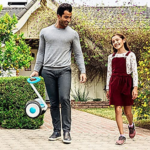Segway Ninebot S Kids, Smart Self-Balancing Electric Scooter, 800 Watts Power, Max 8 Miles Range & 8.7MPH, Hoverboard with LED Light, Compatible with Mecha kit, UL-2272 Certified