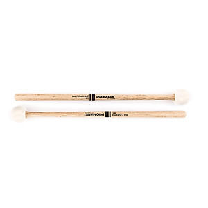 Pro Mark ProMark Drum Mallet - Multi-Purpose Felt Mallet - Soft Felt - For Use with Timpani, Concert Toms and Cymbals - Shira Kashi Oak Handle for Weight - Gradual Taper for Quick Motion - 1 Pair