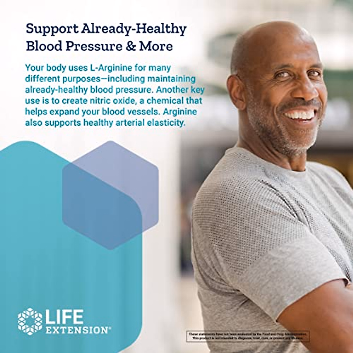 Life Extension L-Arginine Caps - L-Arginine Supplement for Men and Women with Vitamin C - for Immune System Support and Cardiovascular Health -700 mg – Gluten-Free, Non-GMO – 200 Capsules