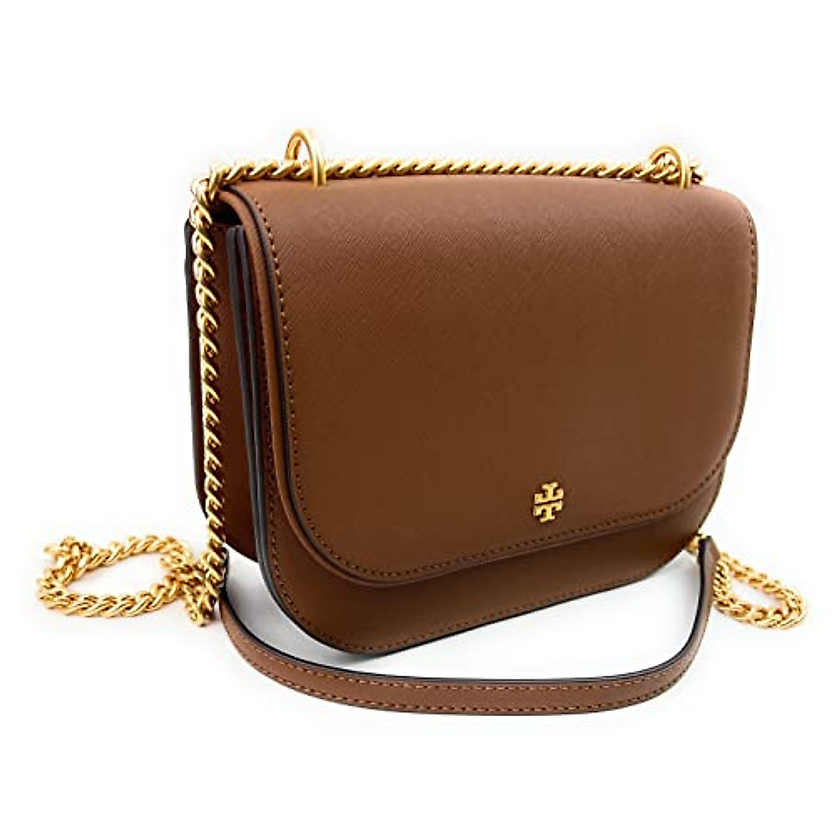 Tory Burch Emerson Flap Adjustable Shoulder Bag (Moose)