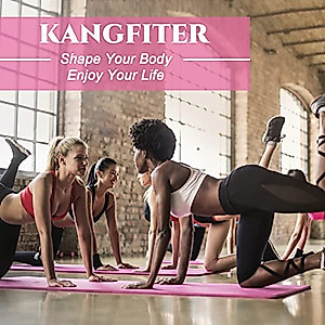 KANGFITER Fabric Resistance Bands for Working Out, 3 Level Non-Slip Booty Bands for Women and Men, Loop Exercise Bands Set for Leg and Glutes, Hip Elastic Bands for Home and Gym Fitness, Yoga, Pilates
