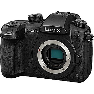 Panasonic Lumix DC-GH5 Mirrorless Micro Four Thirds Digital Camera + Atomos Ninja V 5" 4K HDMI Recording Monitor 14PC Bundle – Includes 64GB SD Memory Card + MORE - International Version (No Warranty)