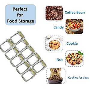 30 PCS Reusable Mason Jar Bags Ziplock Bags,Portable Food Storage Bags,Airtight Seal Leak-Proof Sandwich Snack Saver Storage for Travel Picnic(Small)