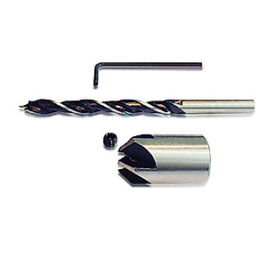 NUZAMAS 7pcs HSS Countersink Drill Bits Set Woodworking Reamer Chamfer Tool, 3-10mm Pre-Drill Counterbore Drill Bits Made for Screw