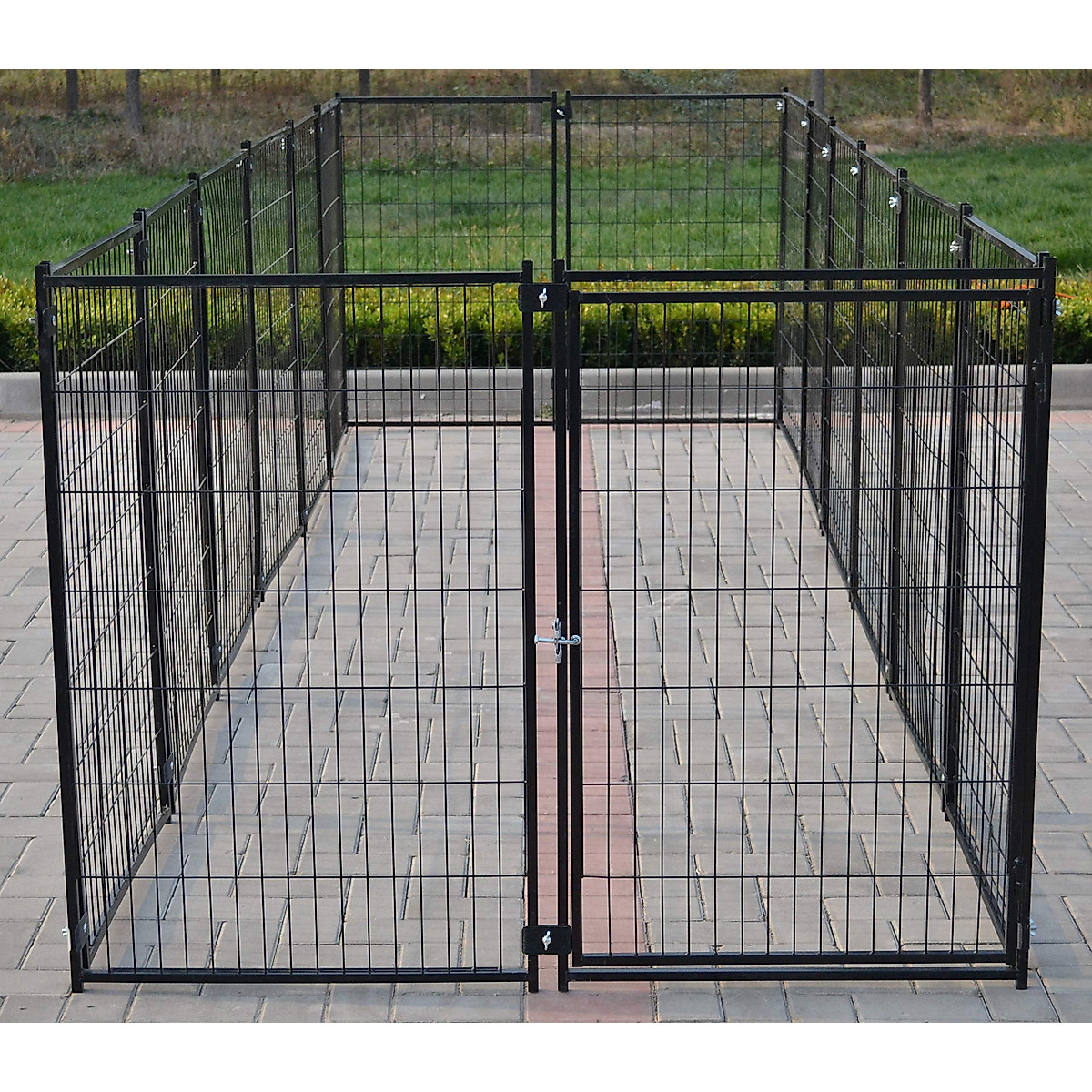 Omitree 9 x 9 x 3.93 ft Modular Dog Exercise Fence Barrier Pet Cat Run New Pen