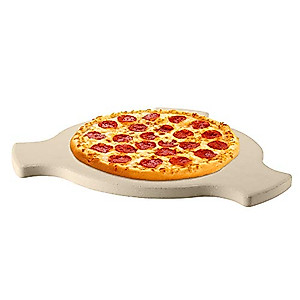 Unicook Smoking Stone Heat Deflector for Akorn Kamado, Large Big Green Egg, Heavy Duty Ceramic Smokin' Pizza Stone 17 Inch, Heat Diffuser Plate, Compatible for Char-Griller 6201