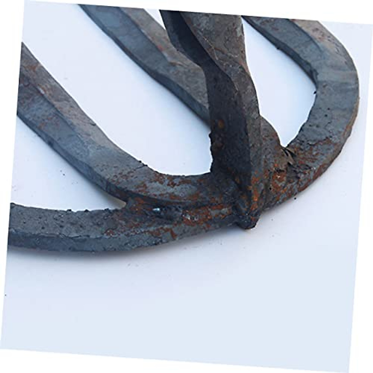 DOITOOL 4 Cleaning Tool Digging Tools Mini Tool Rake Head Replacement Mini Rake Small Shrub Rake Garden Tools Gardening Rake Lawn Forging Shrub Black Cultivator Rake