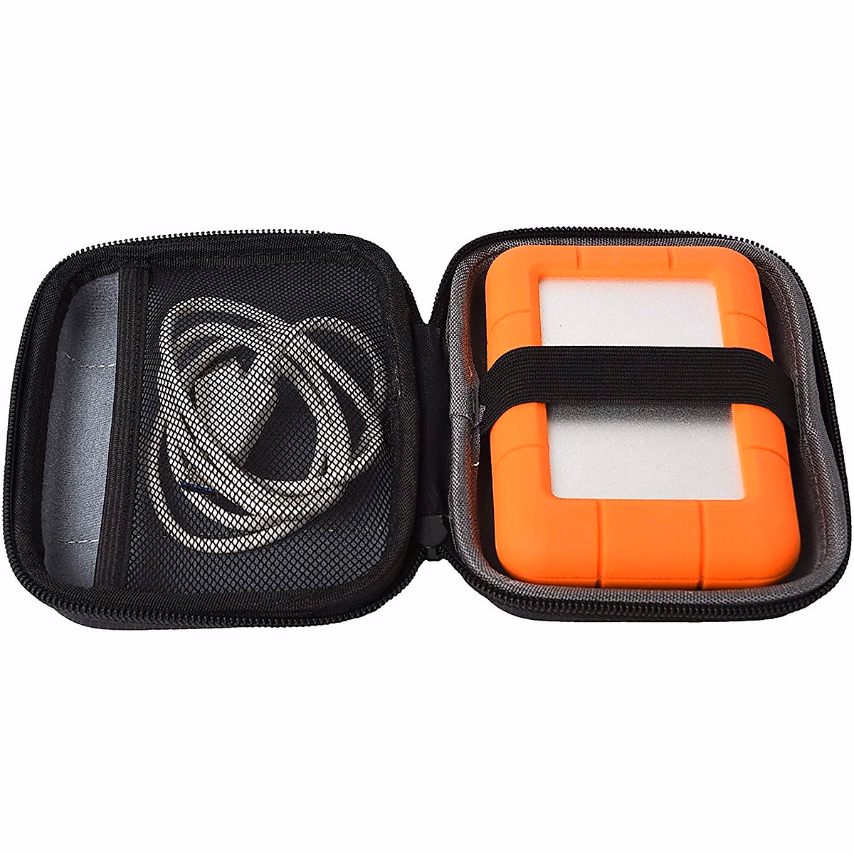 Ivation 2 Pack Compact Portable Pocket-Sized Hard Drive Case Compatible with WD My Passport, Elements, Gaming, Seagate, Toshiba Canvio, Lacie and More