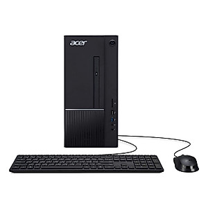 Acer Aspire TC-866-UR11 Desktop, 9th Gen Intel Core i5-9400 6-Core Processor, 8GB 2666MHz DDR4, 512GB SSD, 8X DVD, 802.11ac WiFi 5, USB 3.1 Type C, Windows 10 Home